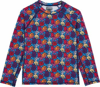 Vilebrequin Kids' Noumea Sea Shells UV Protection Rashguard | Nordstrom