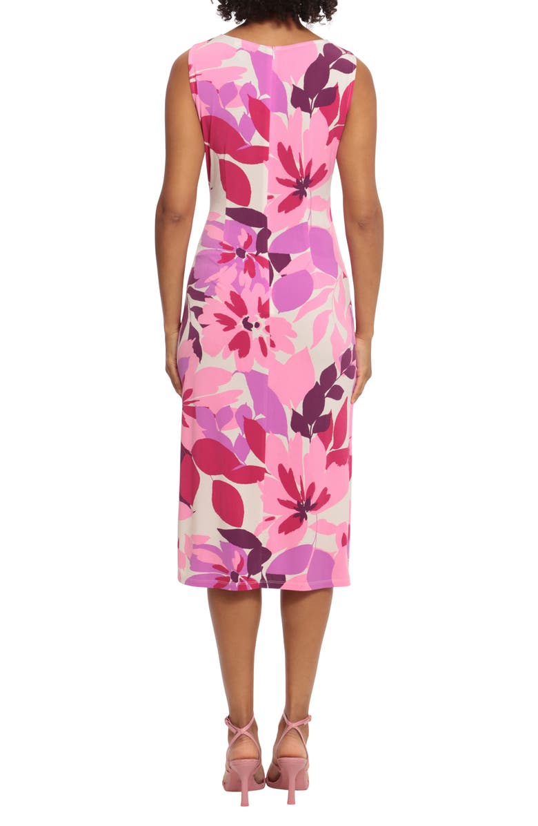 Maggy London Sleeveless Midi Side Twist Dress | Nordstromrack