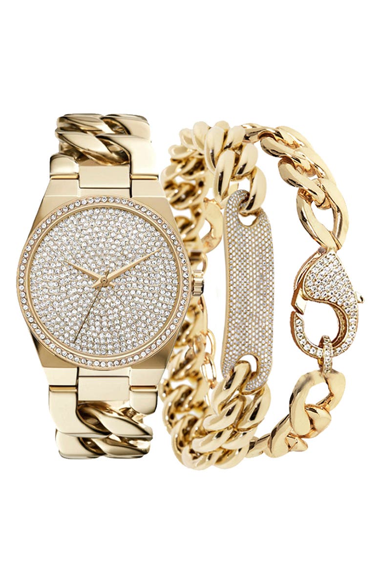 KENDALL + KYLIE Women's Kendall + Kylie Crystal Encrusted Watch ...