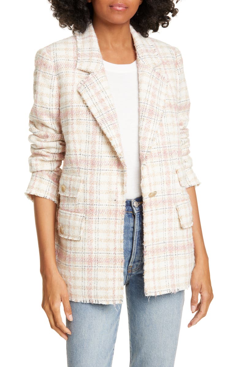 Rebecca Taylor Plaid Tweed Jacket | Nordstromrack
