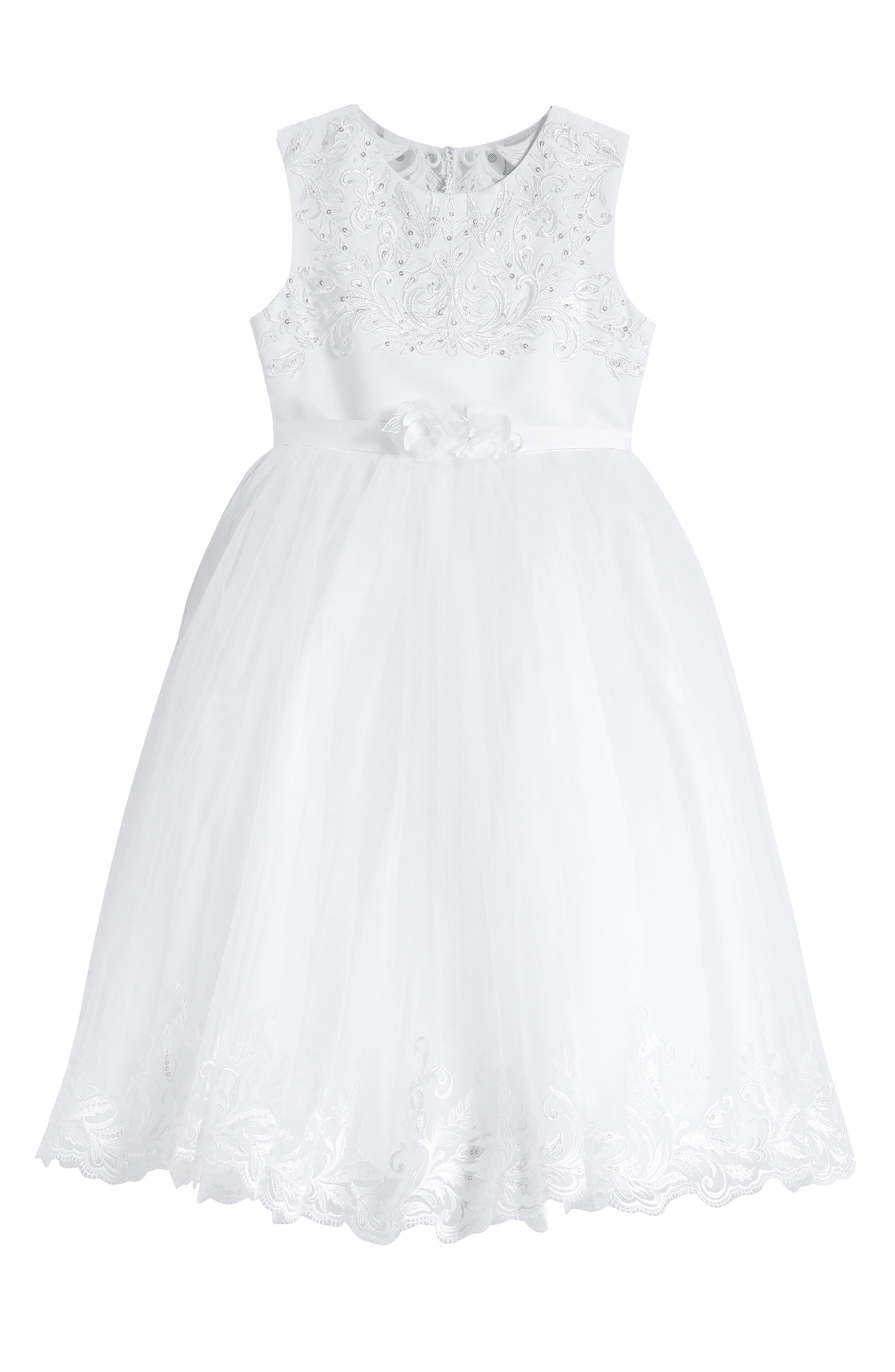 Joan Calabrese for Macis Design Kids' Sequin Appliqué First Communion ...