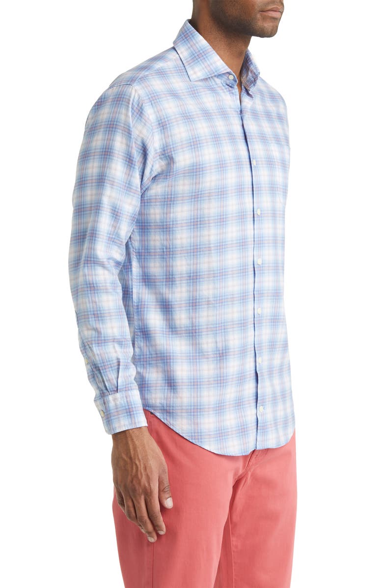 Peter Millar Western Plaid Button-Up Shirt | Nordstrom