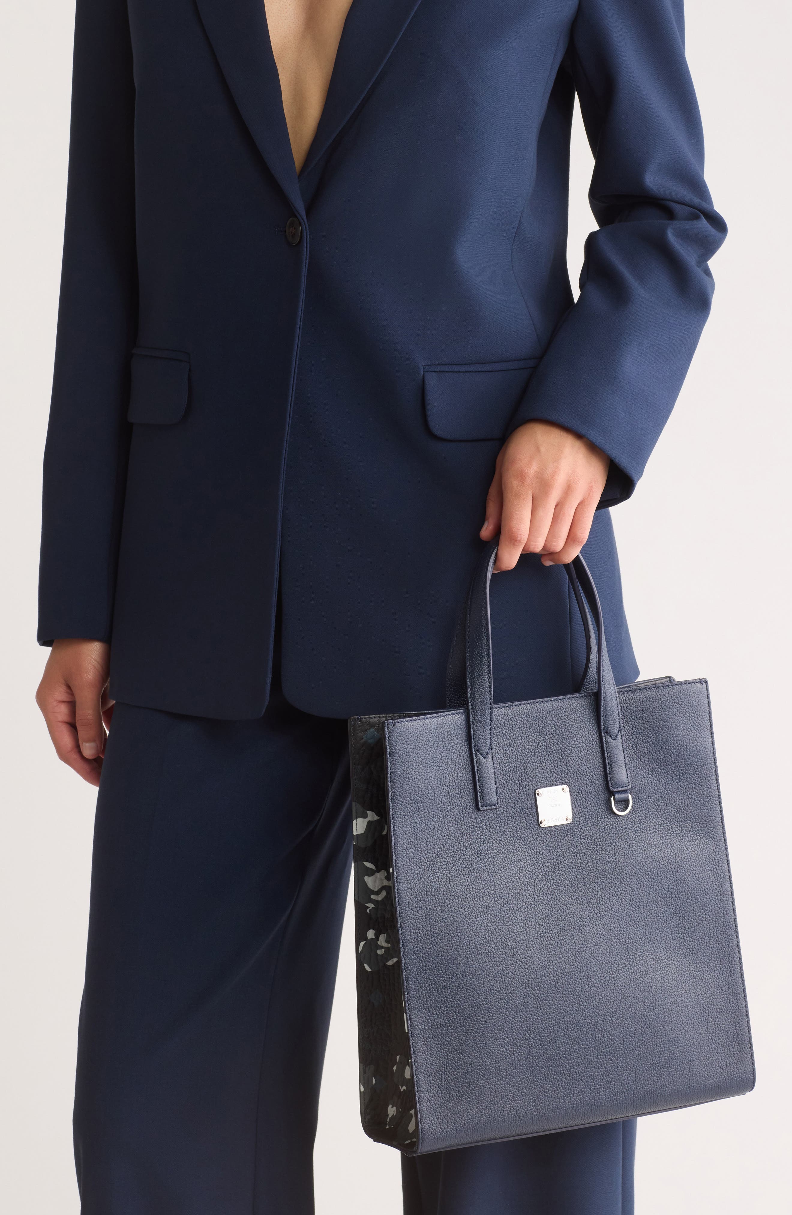 MCM Aren Mix Leather Tote Bag | Nordstromrack