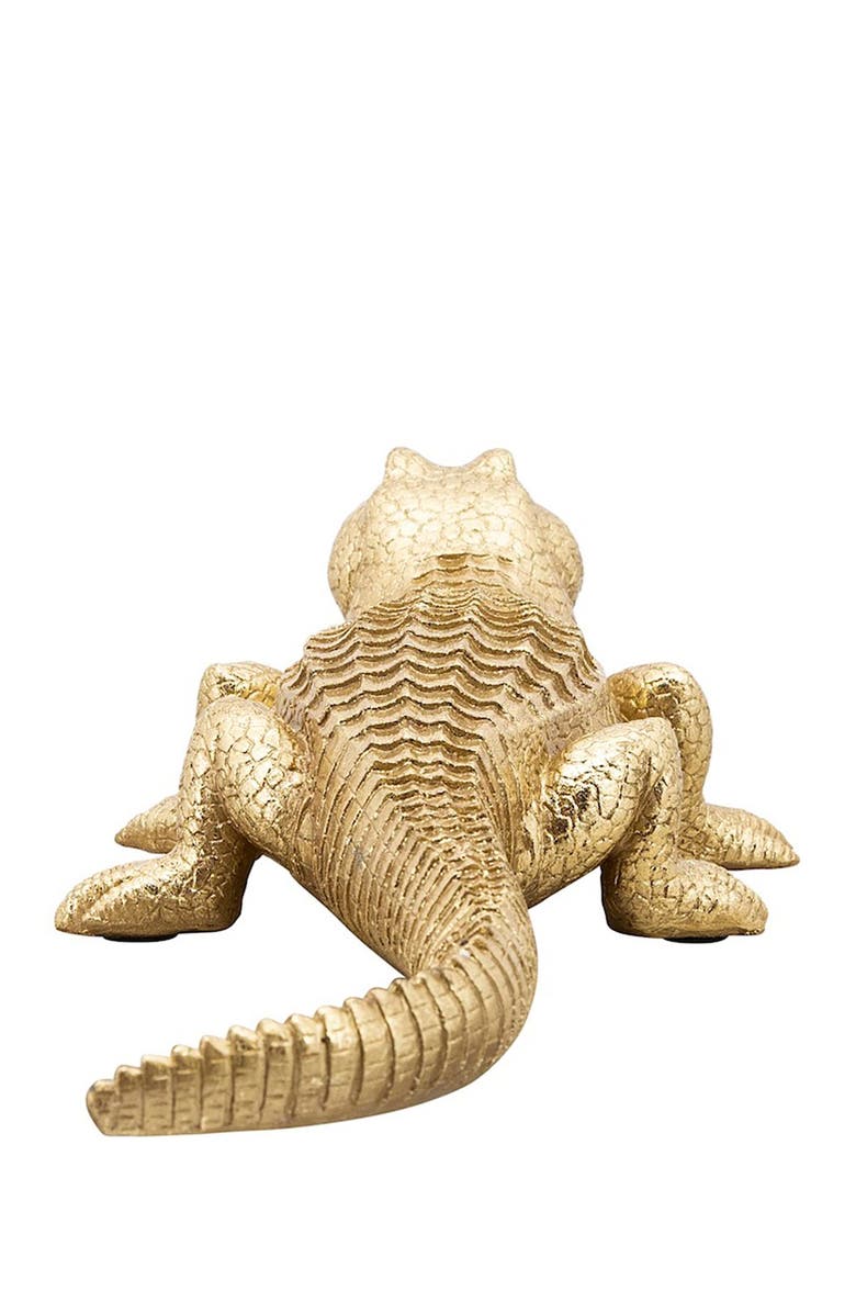 SAGEBROOK HOME Polyresin 16" Crocodile Figurine - Gold | Nordstromrack