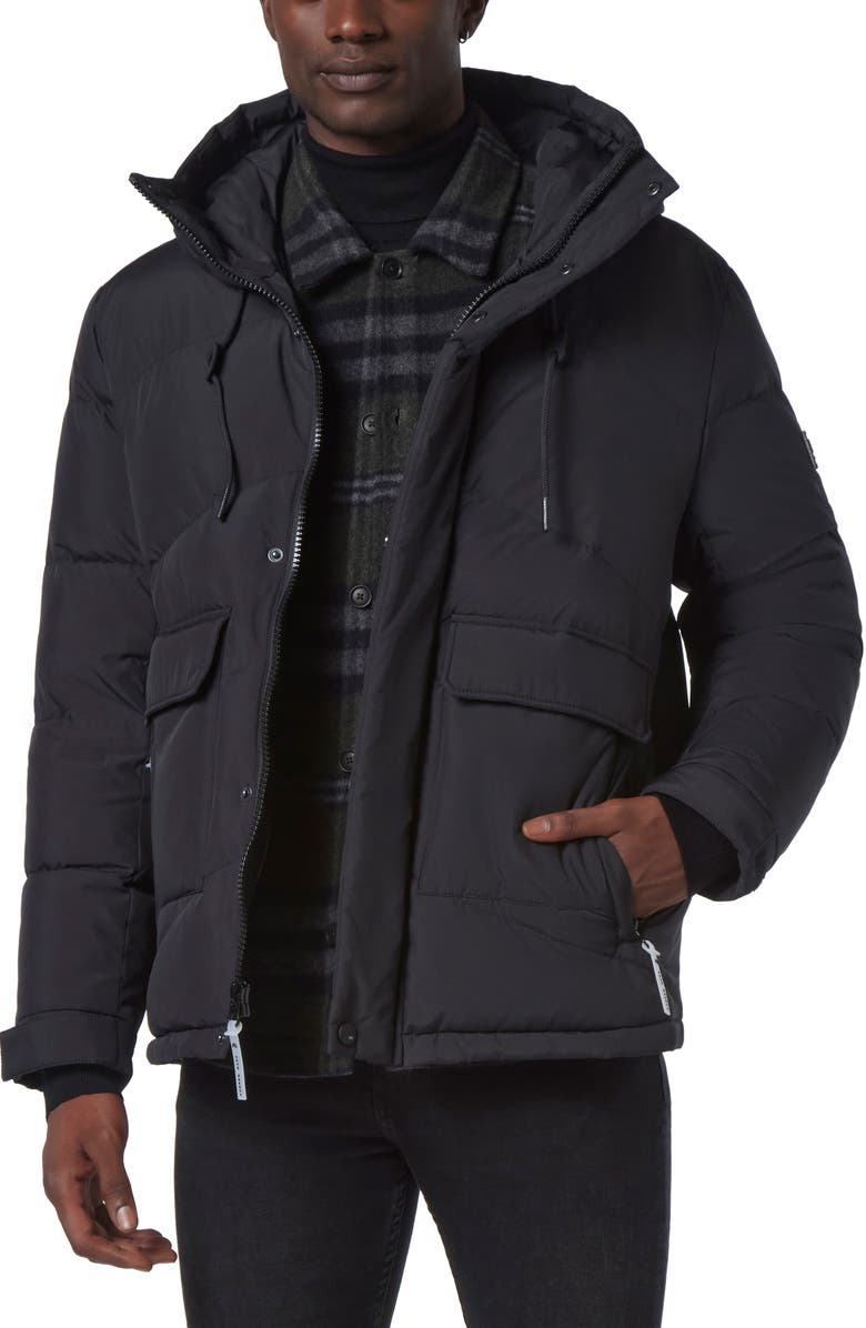 Andrew Marc Ingram Water Resistant Hooded Down Coat | Nordstrom