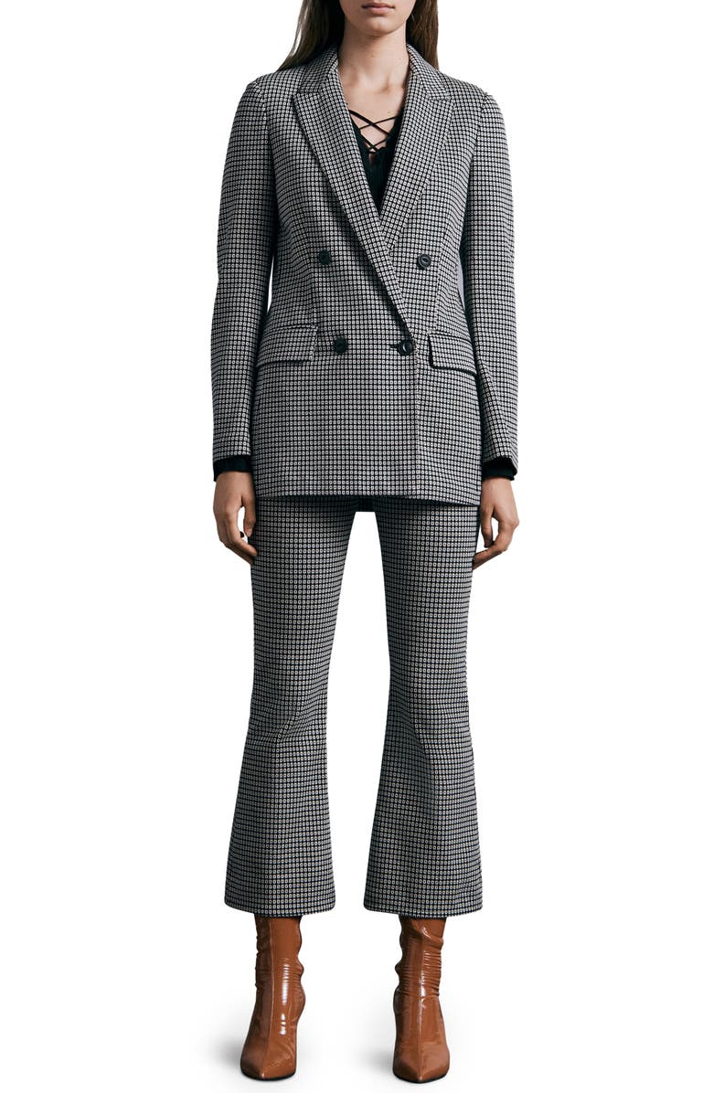 rag & bone Casey Geo Pattern Crop Flare Pants | Nordstromrack