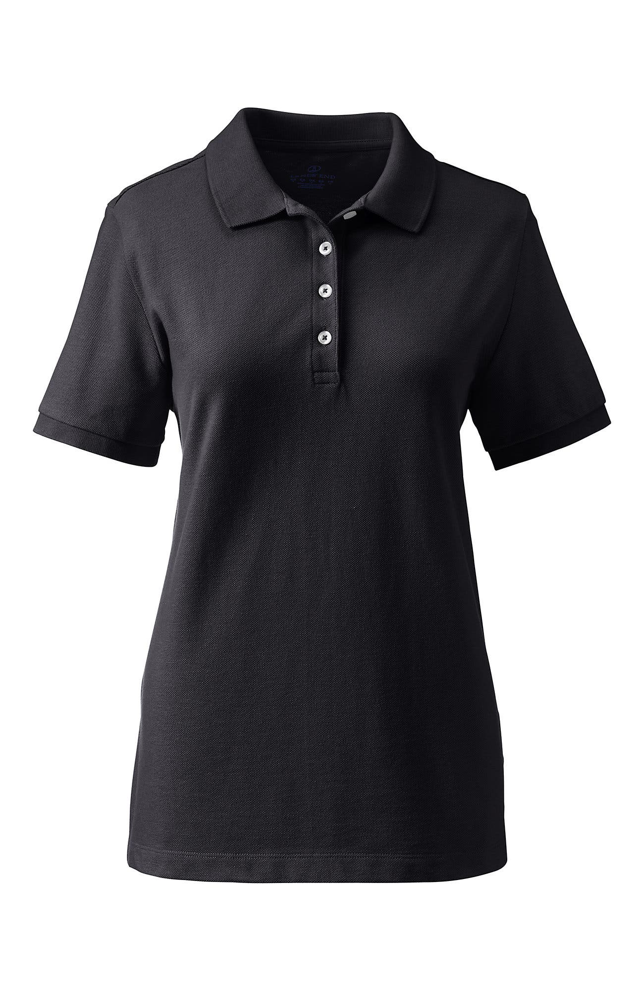 Lands' End School Uniform Banded Short Sleeve Fem Fit Mesh Polo | Nordstrom