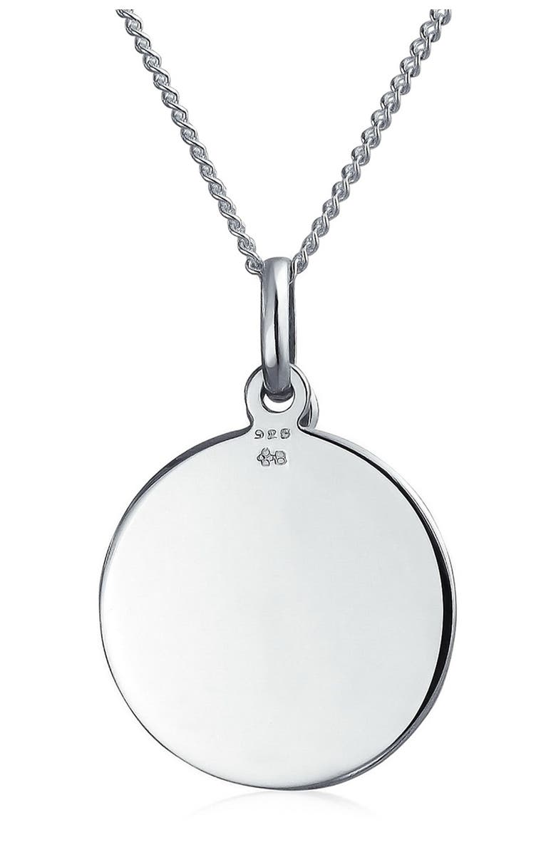 BLING JEWELRY Sterling Silver Two Tone Love Luck Happiness Dual Pendant ...