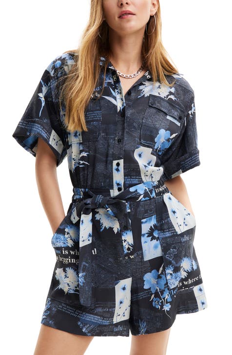 Short Sleeve Jumpsuits & Rompers for Women | Nordstrom