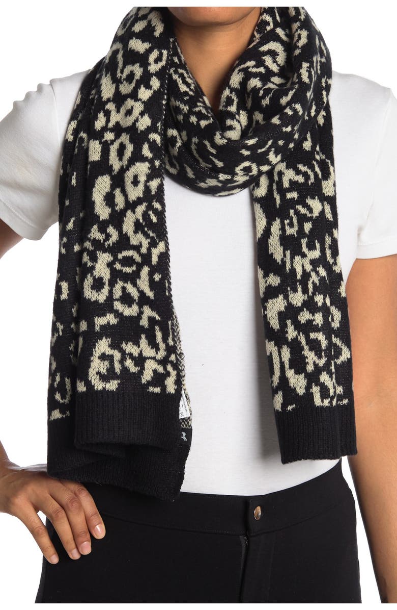 Echo Leopard Knit Scarf | Nordstromrack