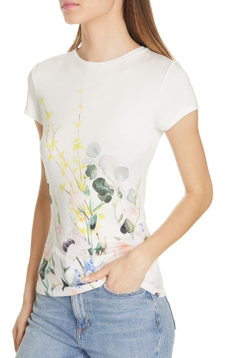 Ted Baker London Bobiiee Elegance Fitted Tee | Nordstrom