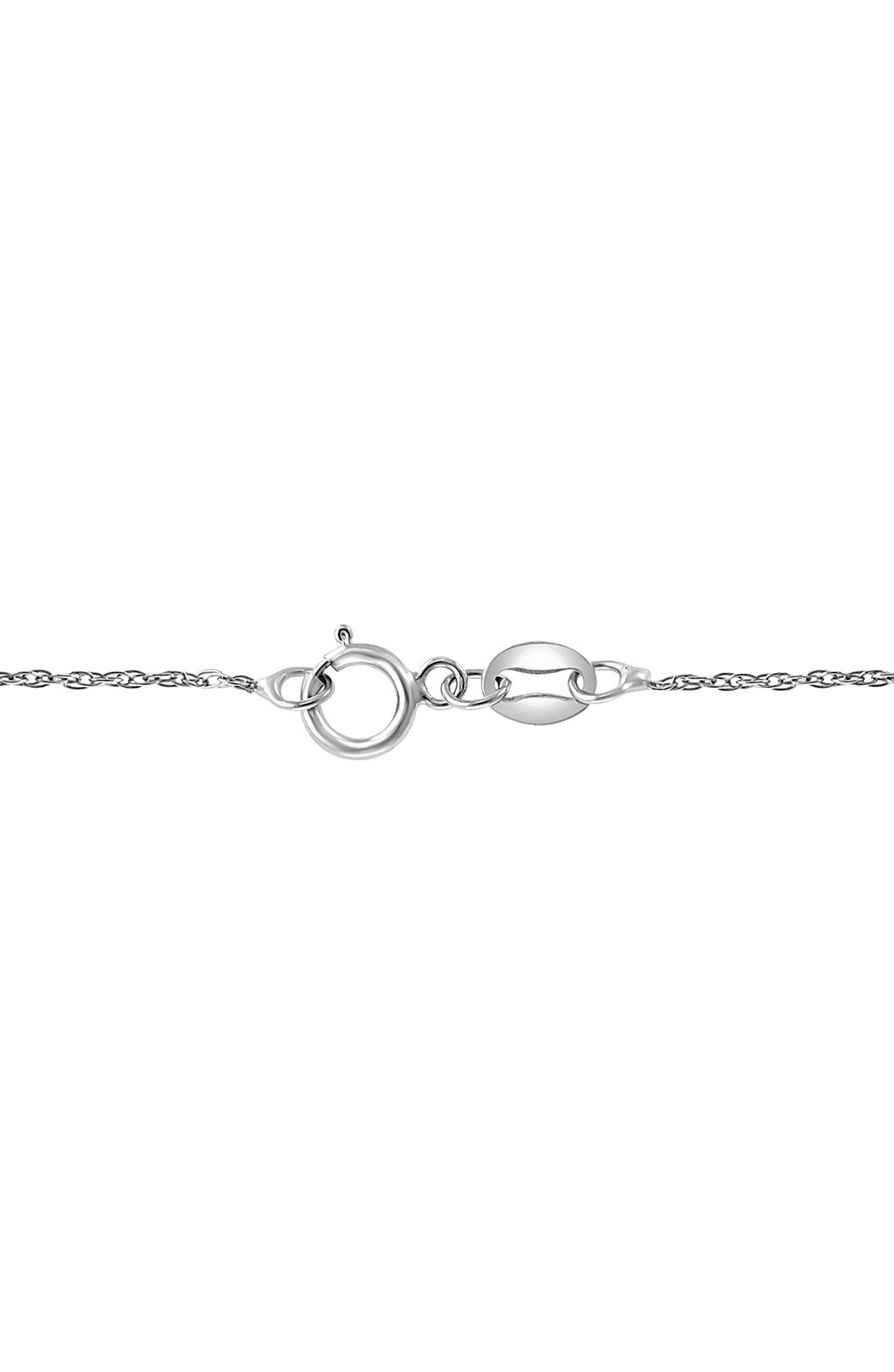 EFFY Sterling Silver Diamond Disc Pendant Necklace | Nordstromrack