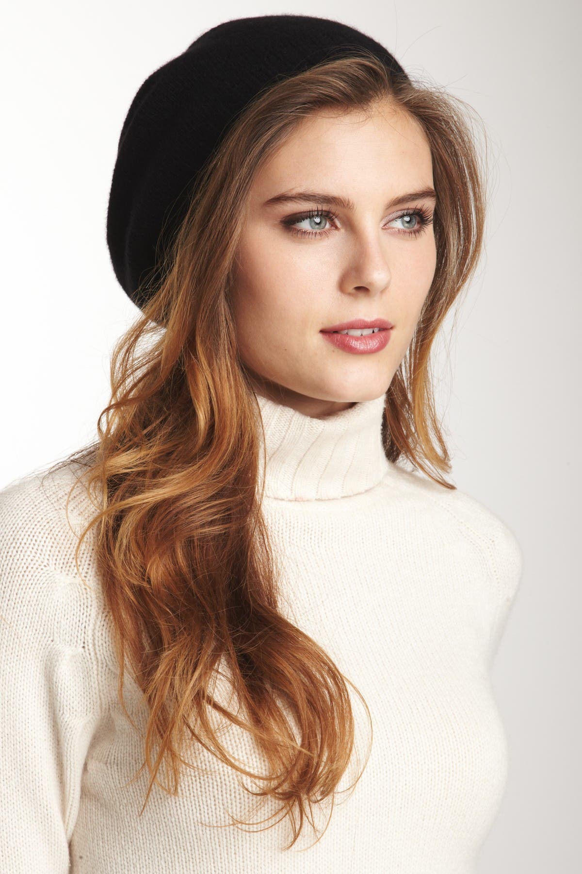 Portolano Solid Cashmere Beret | Nordstromrack