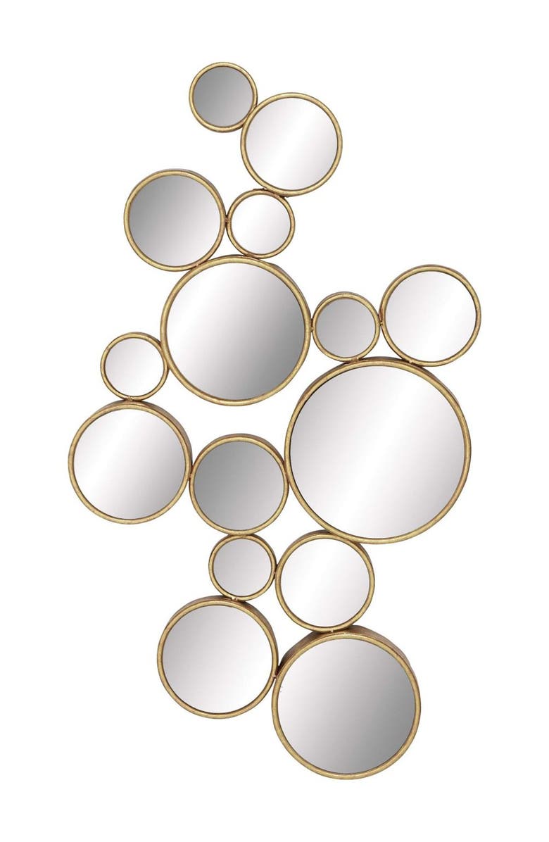 COSMO BY COSMOPOLITAN Gold Metal Bubble Cluster Wall Mirror | Nordstromrack