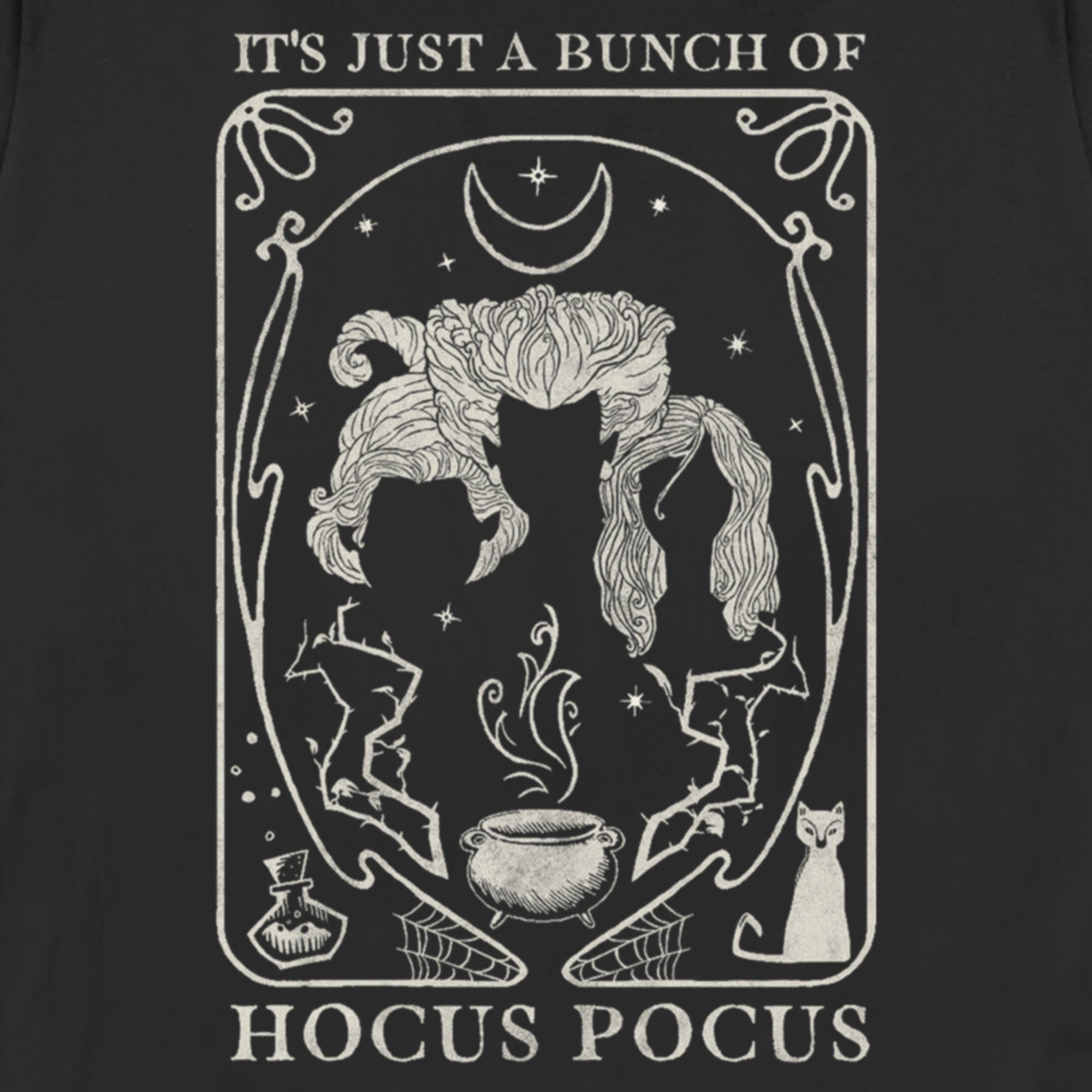 Hocus Pocus Women's Hocus Pocus Witch Tarot Card Graphic T-Shirt ...