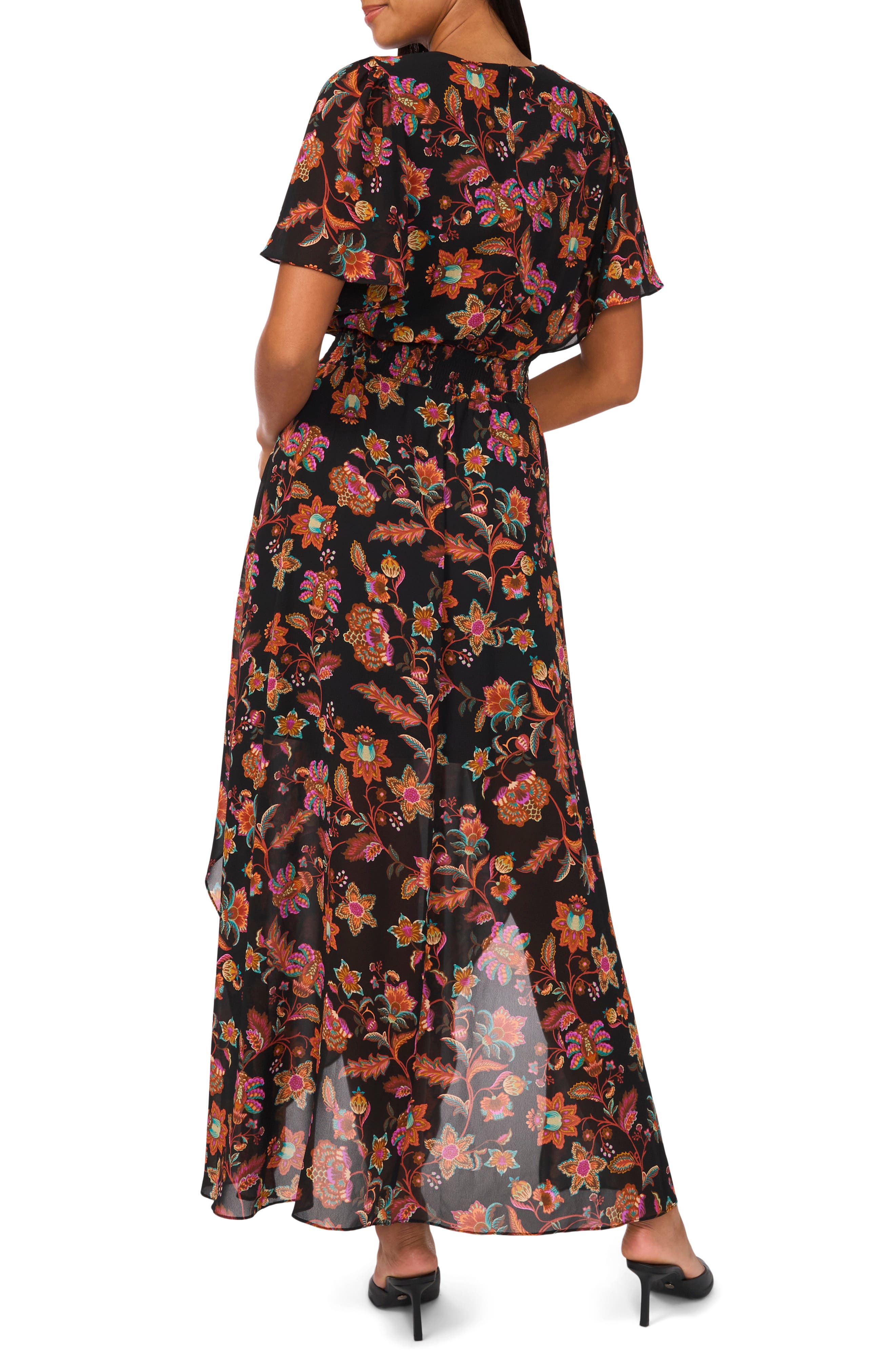 Halogen® Flutter Sleeve Maxi Dress | Nordstromrack
