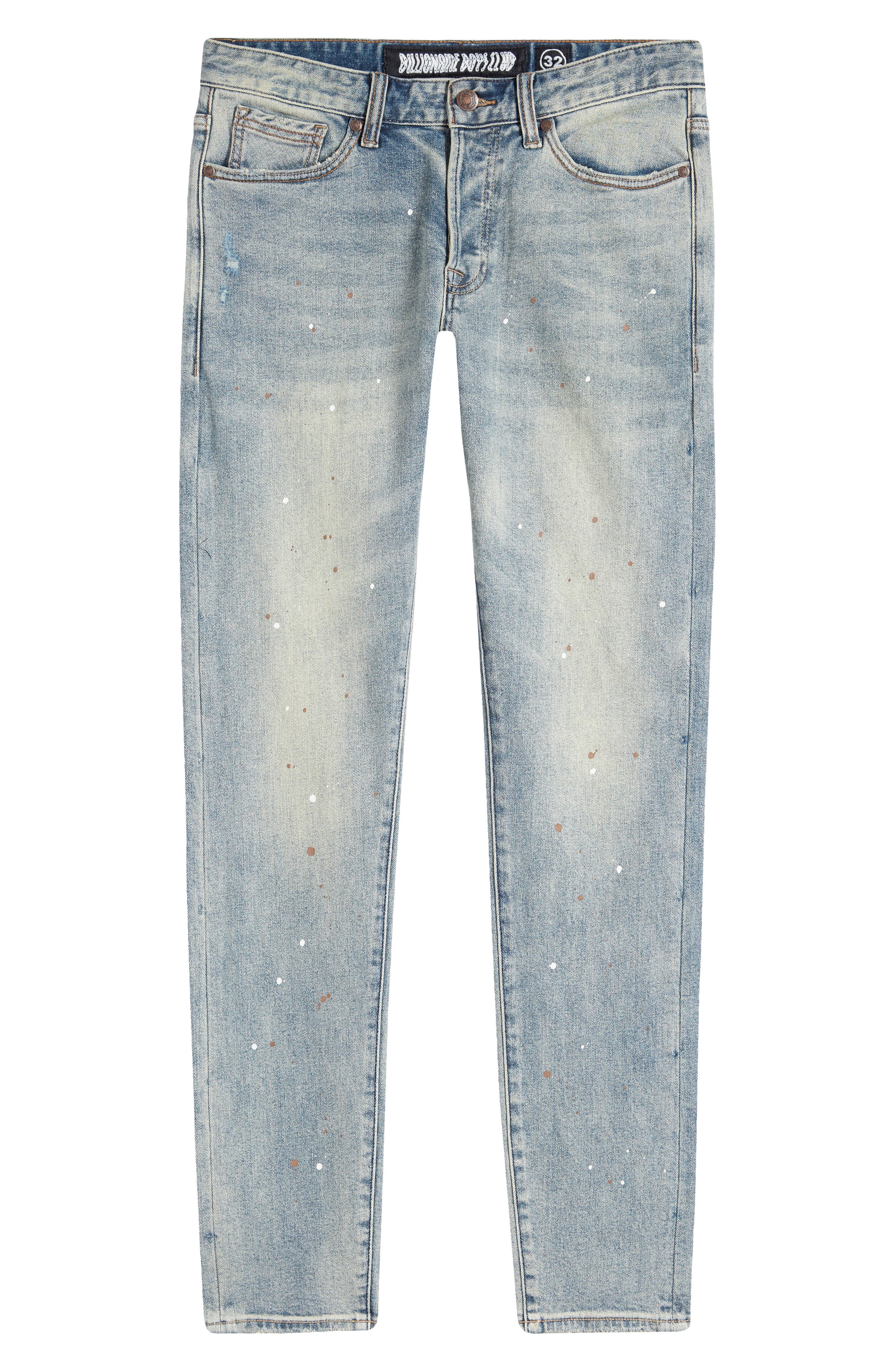 Billionaire Boys Club Lunar Distressed Stretch Jeans | Nordstromrack