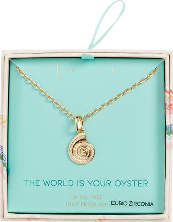 Leith Nautilus Shell Pendant Necklace | Nordstromrack
