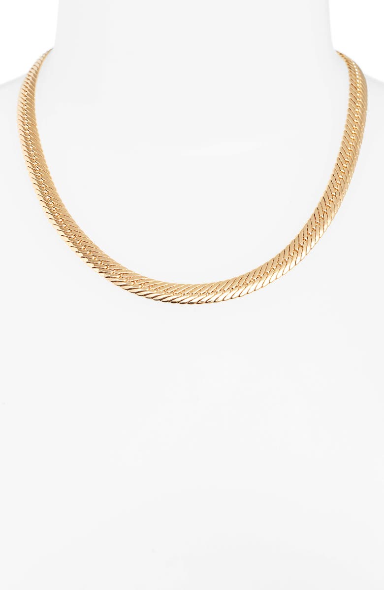 Set & Stones Troy Herringbone Chain Necklace | Nordstromrack