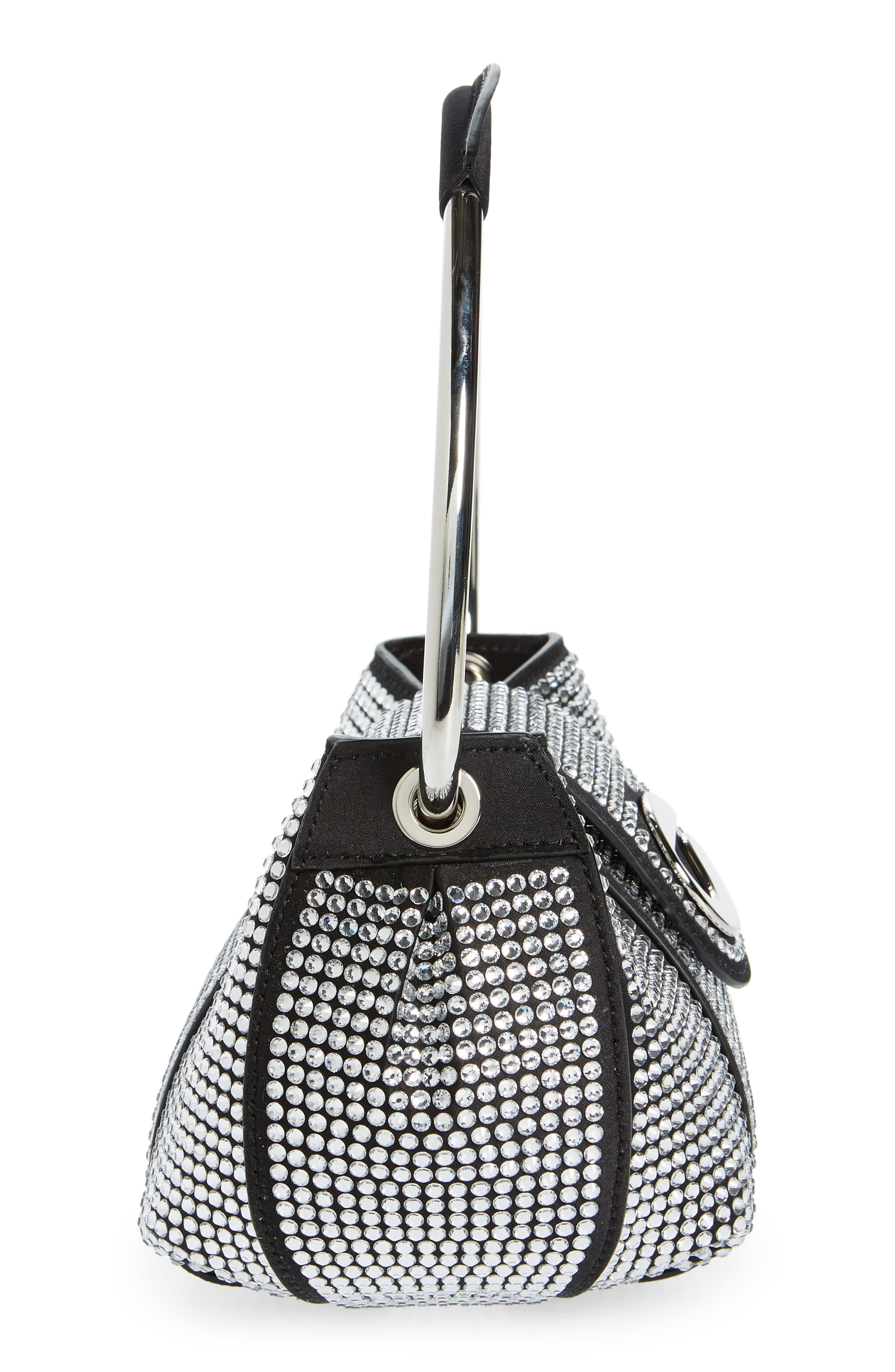 Coperni Ring Swipe Crystal Embellished Top Handle Bag | Nordstrom