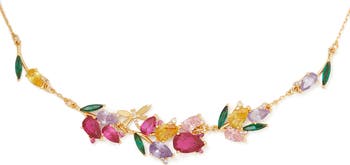 Kate Spade New York floral dragonfly frontal necklace | Nordstrom