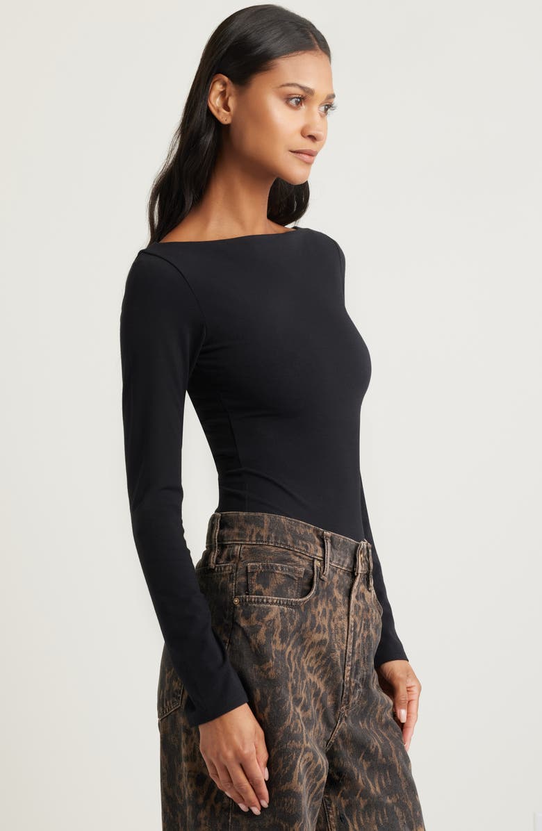 Open Edit Ballet Neck Long Sleeve T-Shirt | Nordstromrack