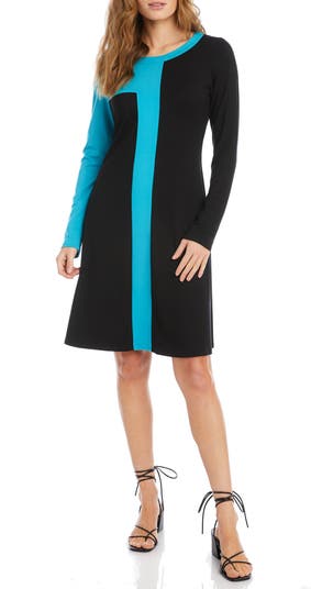 Karen Kane Colorblock Long Sleeve Dress | Nordstrom