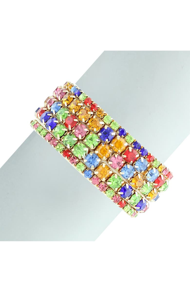 OLIVIA WELLES Guin Crystal Stretch Bracelet | Nordstromrack