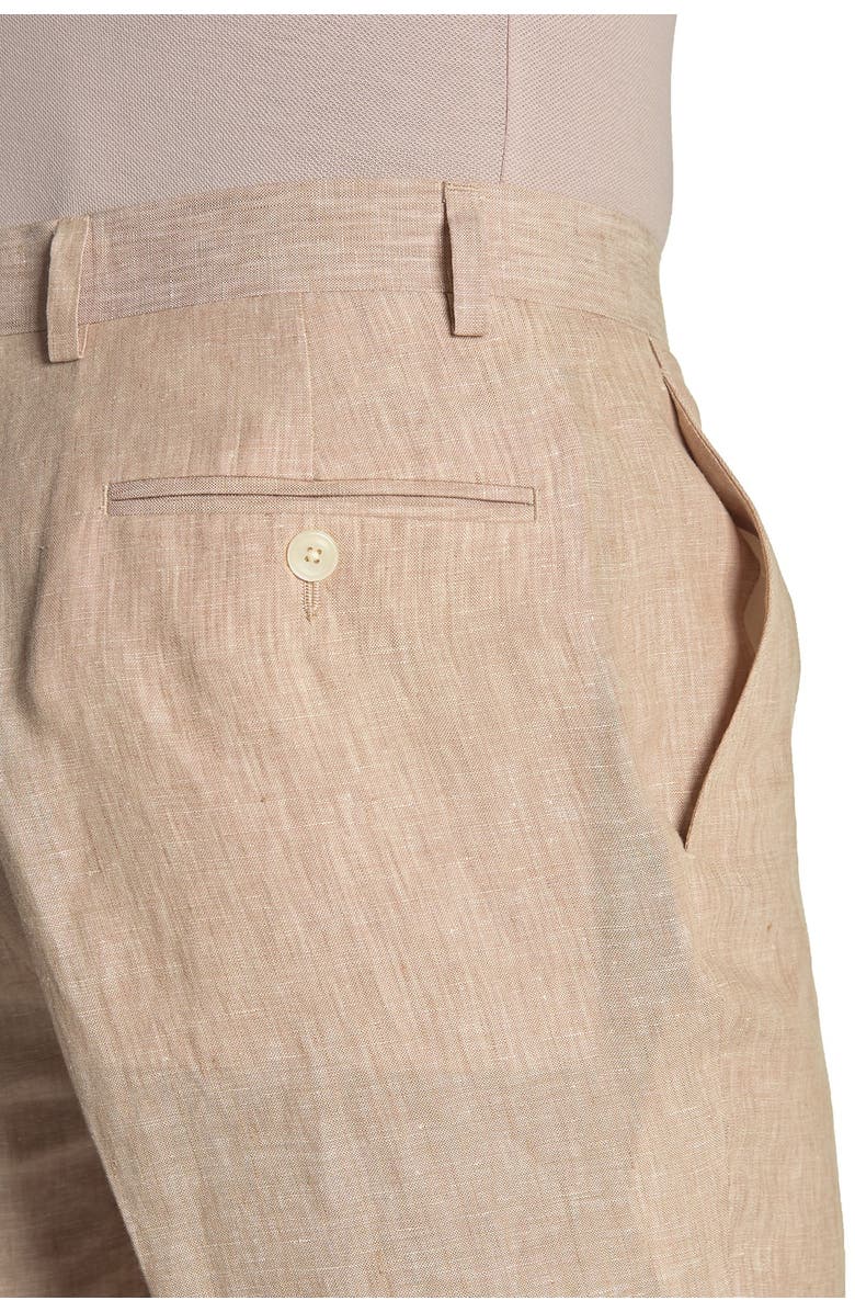 Tommy Hilfiger Light Tan Solid Two Button Notch Lapel Linen Suit ...
