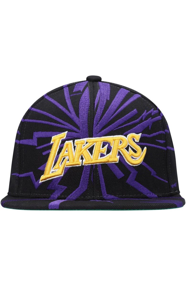 Mitchell & Ness Men's Mitchell & Ness Black Los Angeles Lakers Hardwood ...