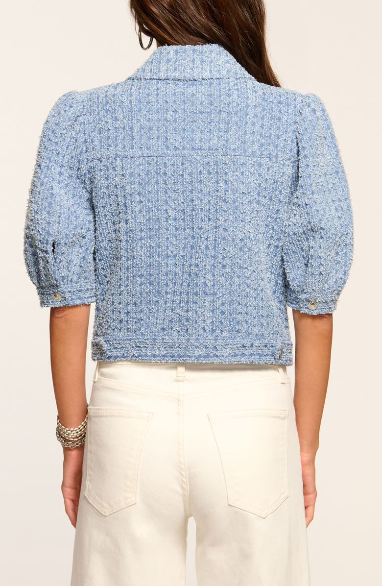 Ramy Brook Ardith Puff Sleeve Cotton Blend Tweed Jacket | Nordstrom