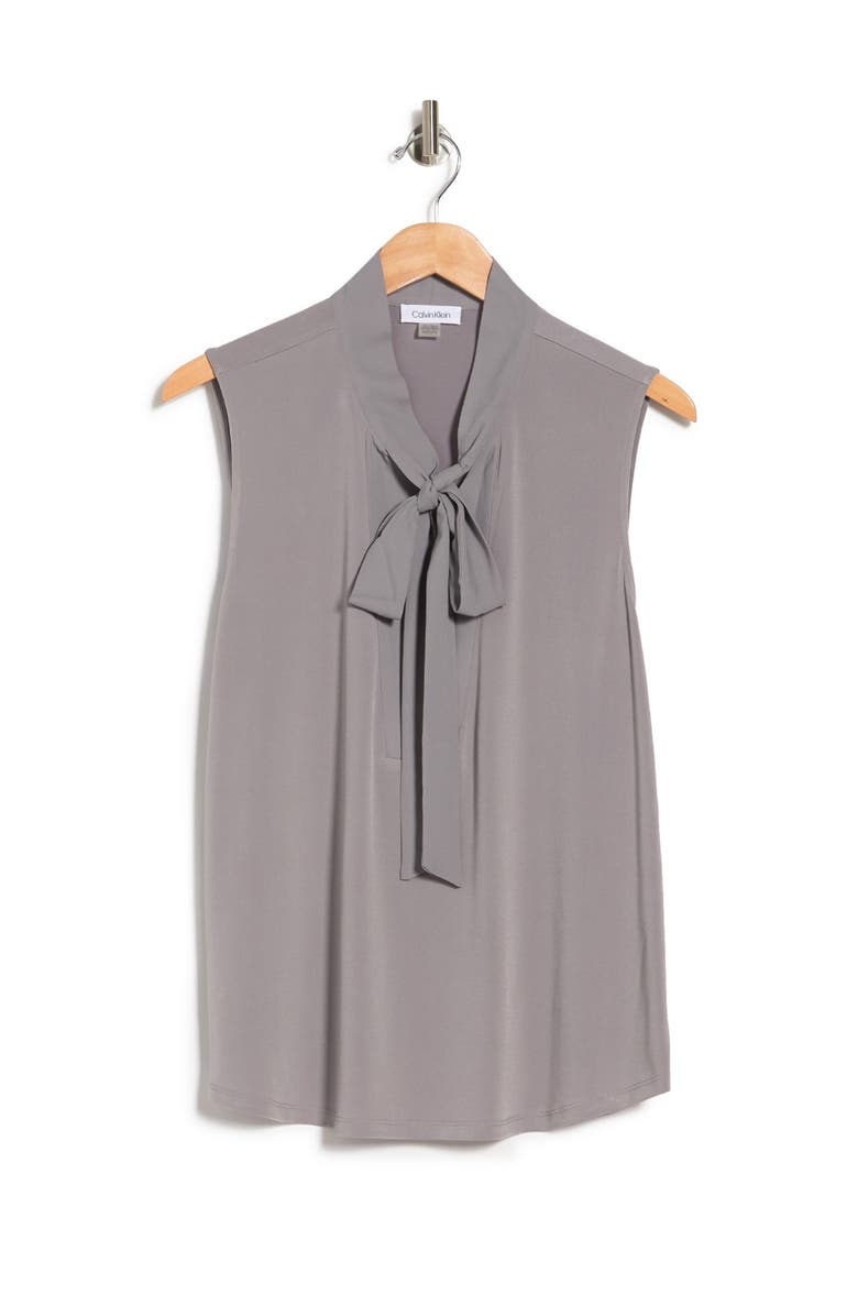 Calvin Klein Sleeveless Tie Neck Tank | Nordstromrack