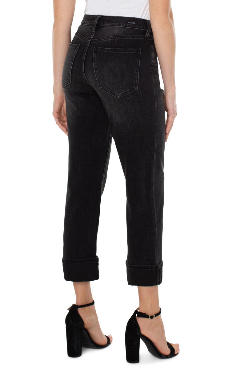 Liverpool Marley Exposed Button Ankle Girlfriend Jeans | Nordstromrack