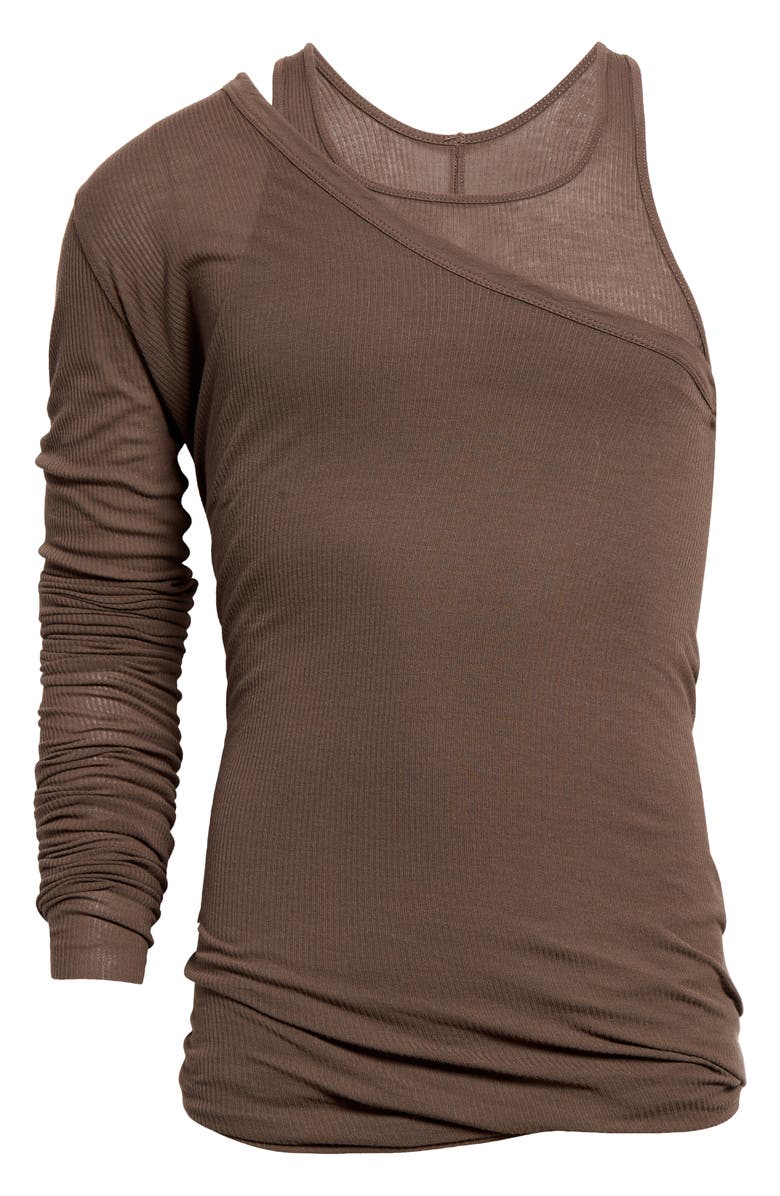 Rick Owens Ziggy Banana 2-in-1 Rib T-Shirt & Tank | Nordstrom