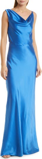 Veronica Beard Sanderson Cowl Neck Silk Blend Gown | Nordstromrack
