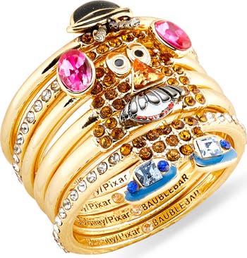 BaubleBar Disney® Pixar® Mr. Potato Head Set of 6 Stacking Rings ...