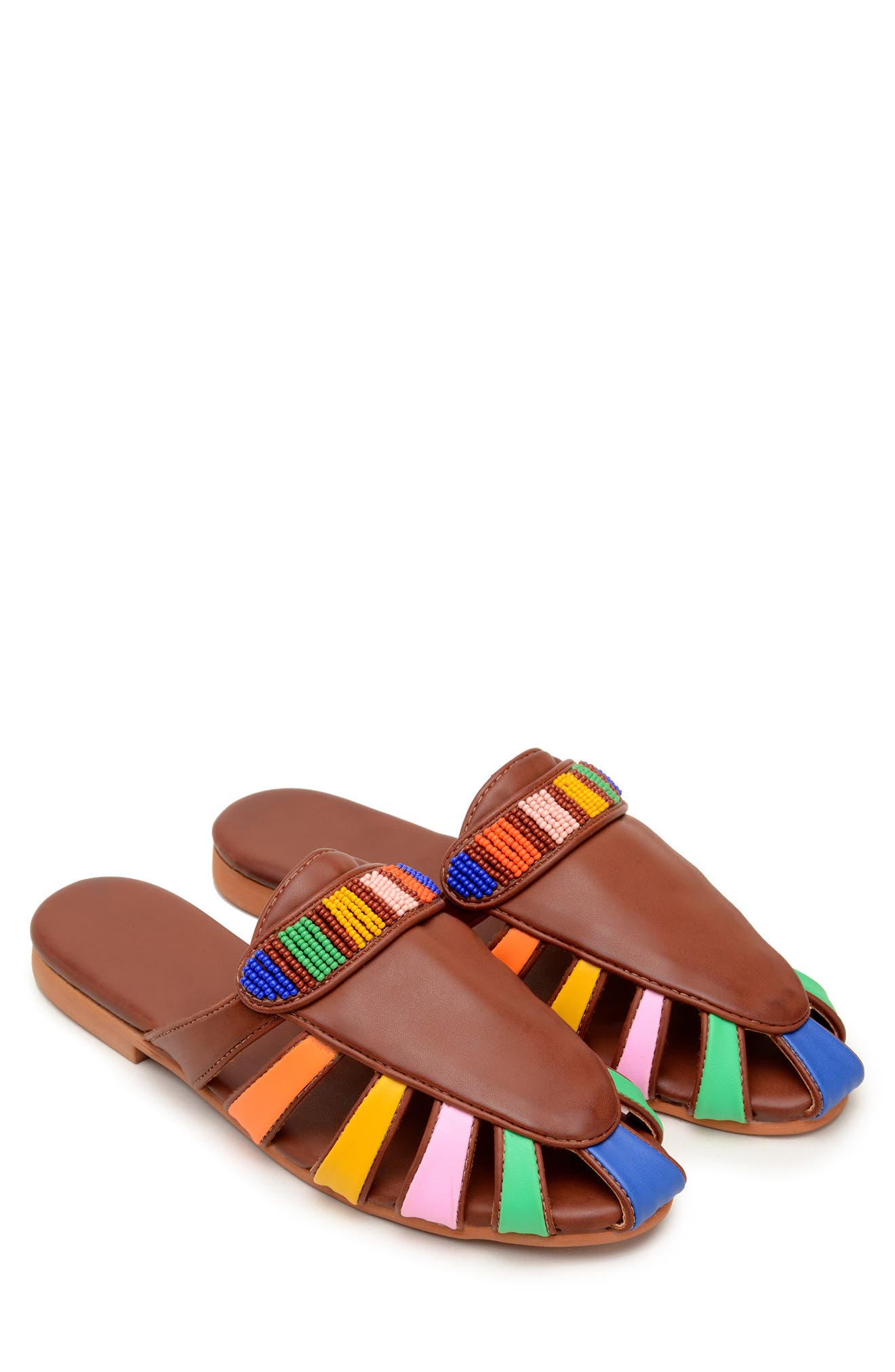 FARM Rio Rainbow Beaded Mule (Women) | Nordstromrack