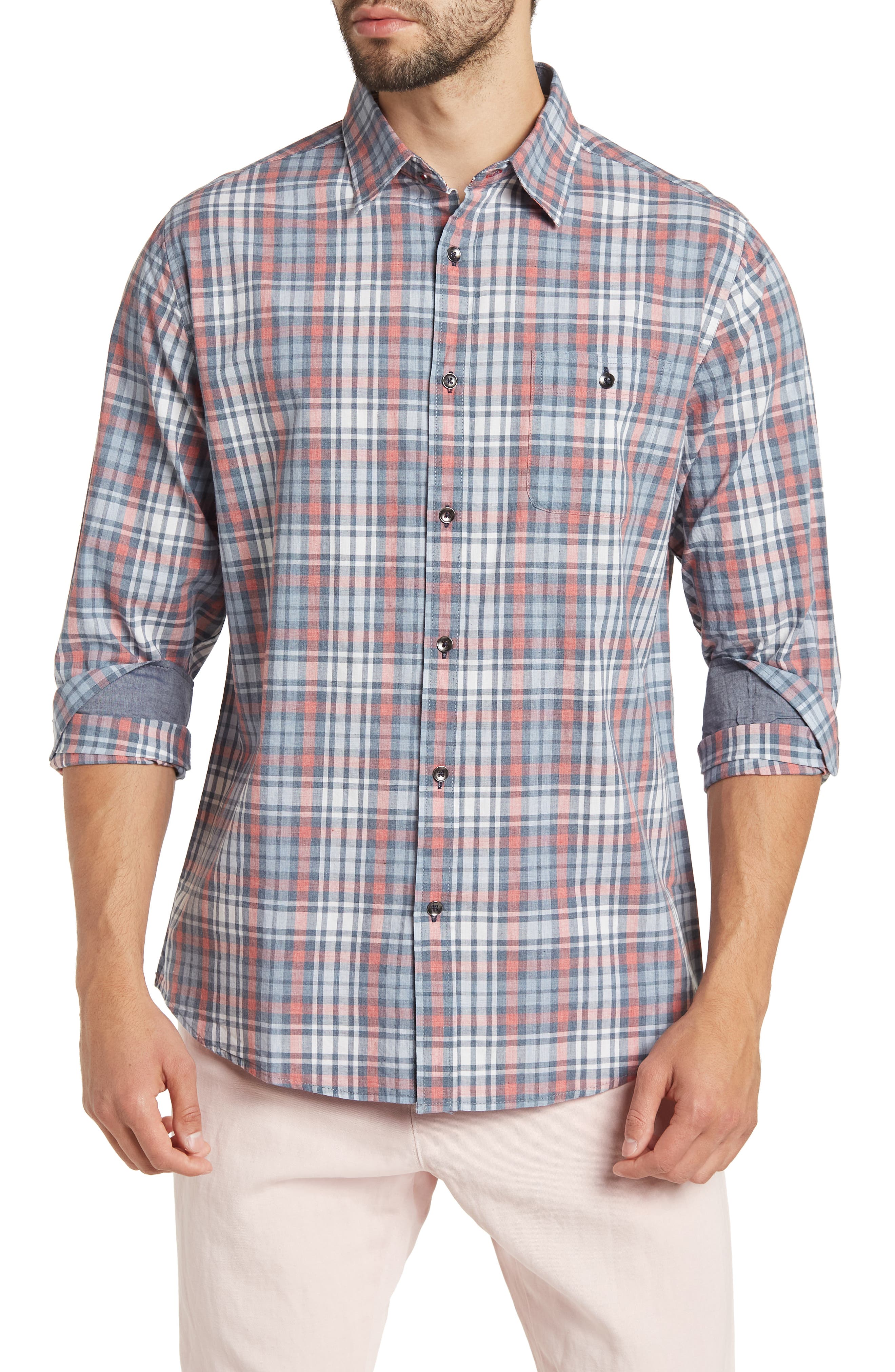 FLAG AND ANTHEM Dunlap Vintage Wash Long Sleeve Shirt | Nordstromrack