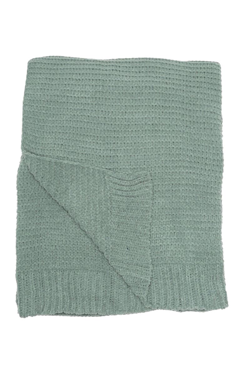 ENCHANTE Sage Chenille Knit Throw - 50" x 60" | Nordstromrack
