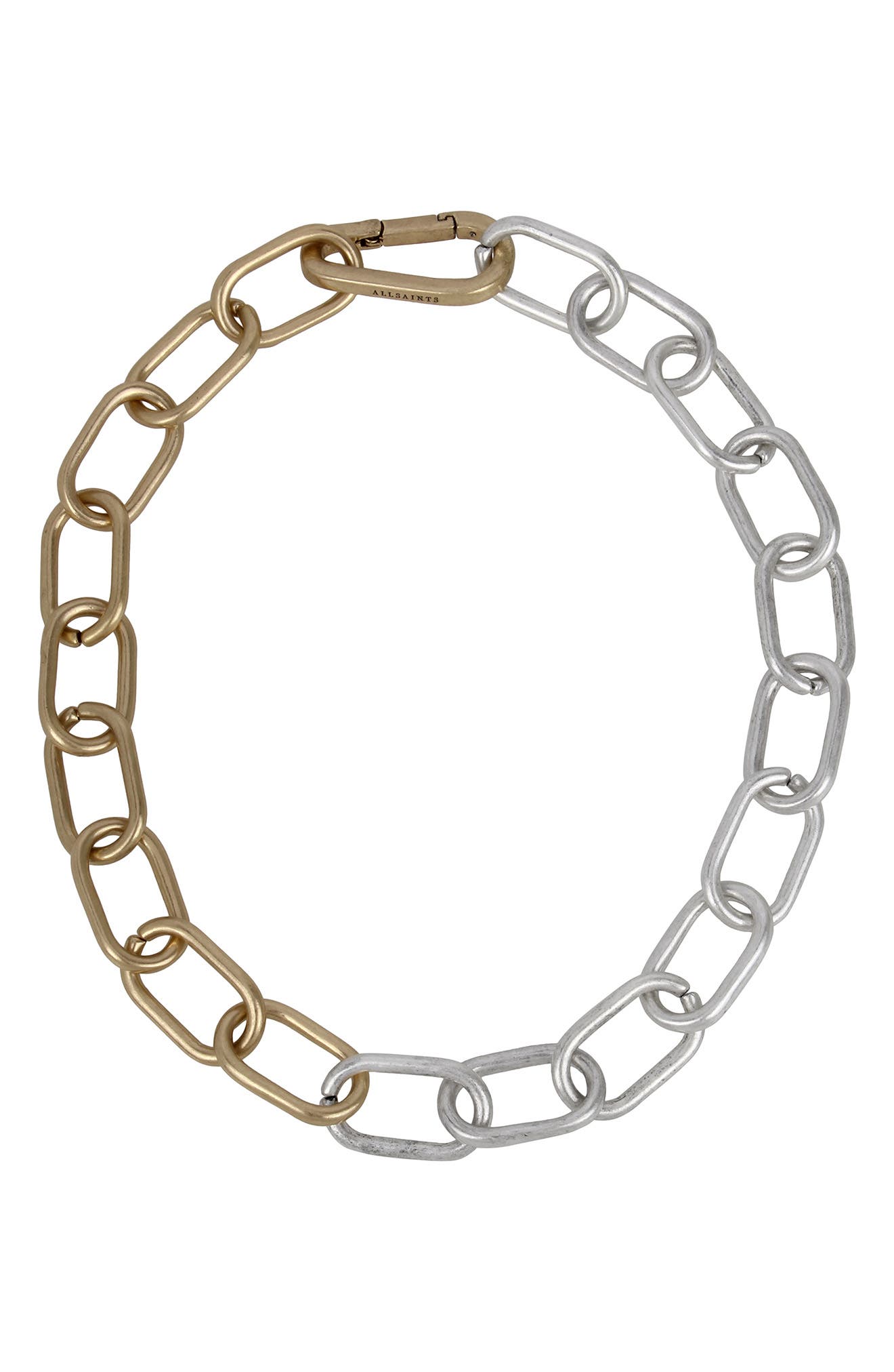 AllSaints Chunky Chain Link Statement Necklace | Nordstromrack