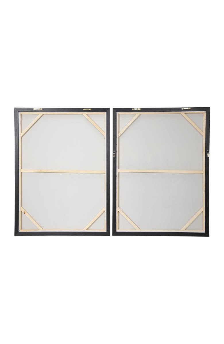 COSMO BY COSMOPOLITAN Goldtone Canvas Glitter Flakes Geode Framed Wall ...
