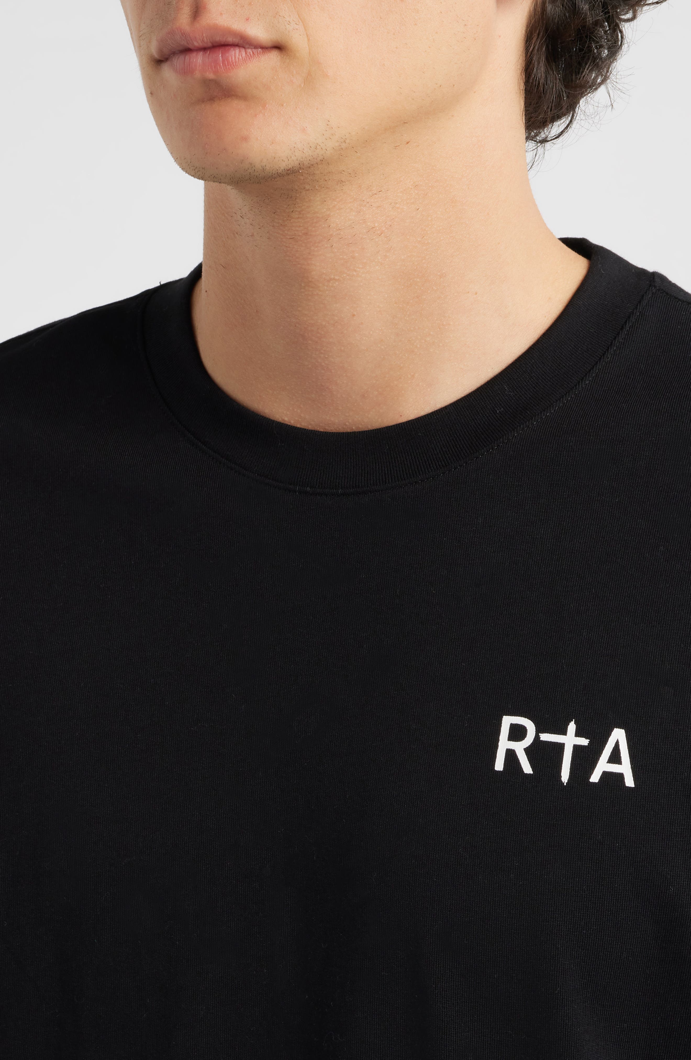 RtA Colin Chest Logo T-Shirt | Nordstrom