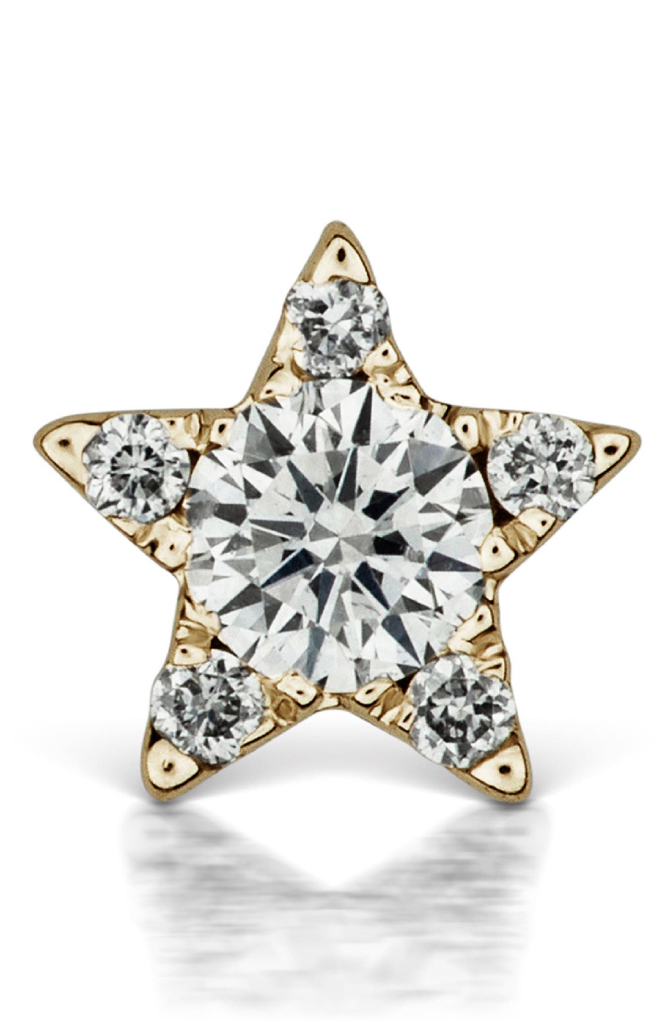Maria Tash Diamond Star Threaded Stud Earring | Nordstrom