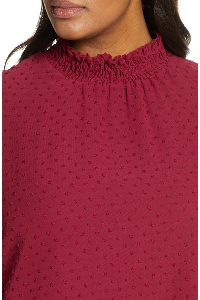 Victorian Smock Neck Swiss Dot Blouse (Women) | Nordstromrack