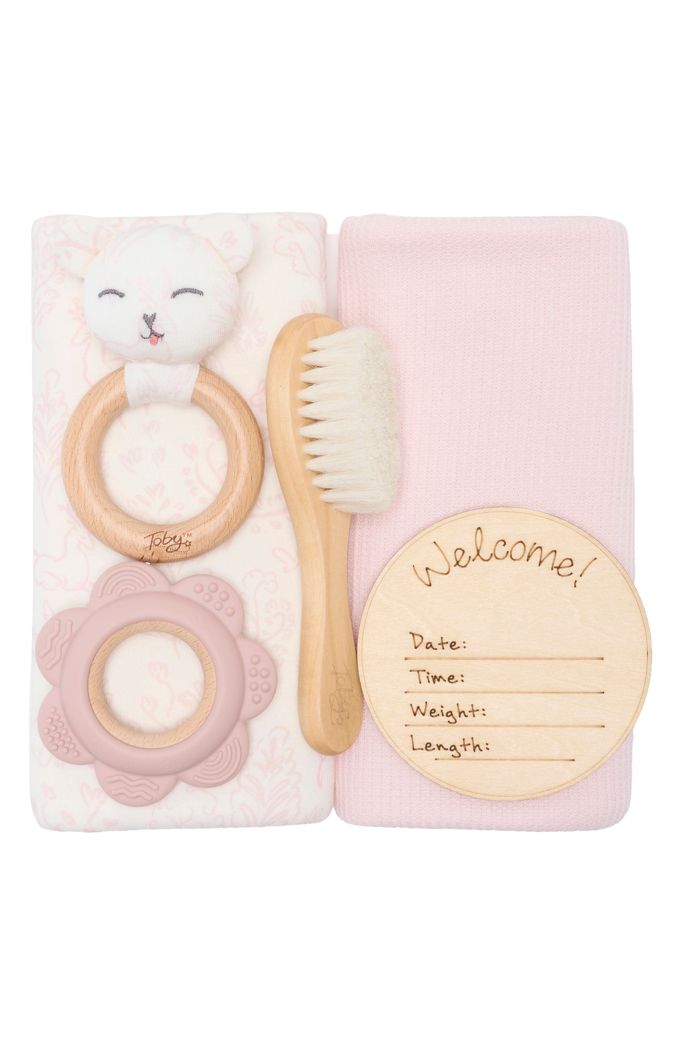 Toby Precious Pink 6-Piece Welcome Baby Gift Box Set | Nordstromrack