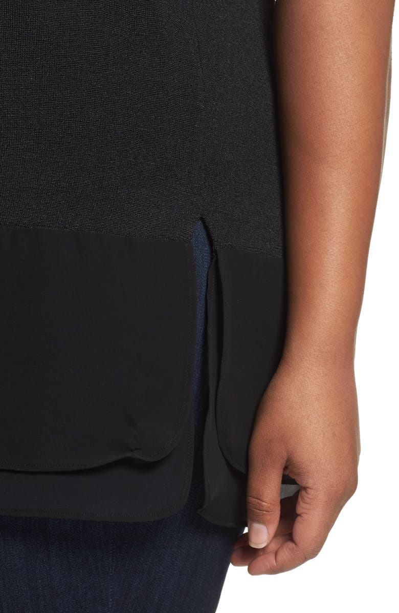 NIC+ZOE Chiffon Trim Tank | Nordstrom