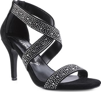 LONDON RAG Queen Bee Rhinestone Sandal (Women) | Nordstromrack