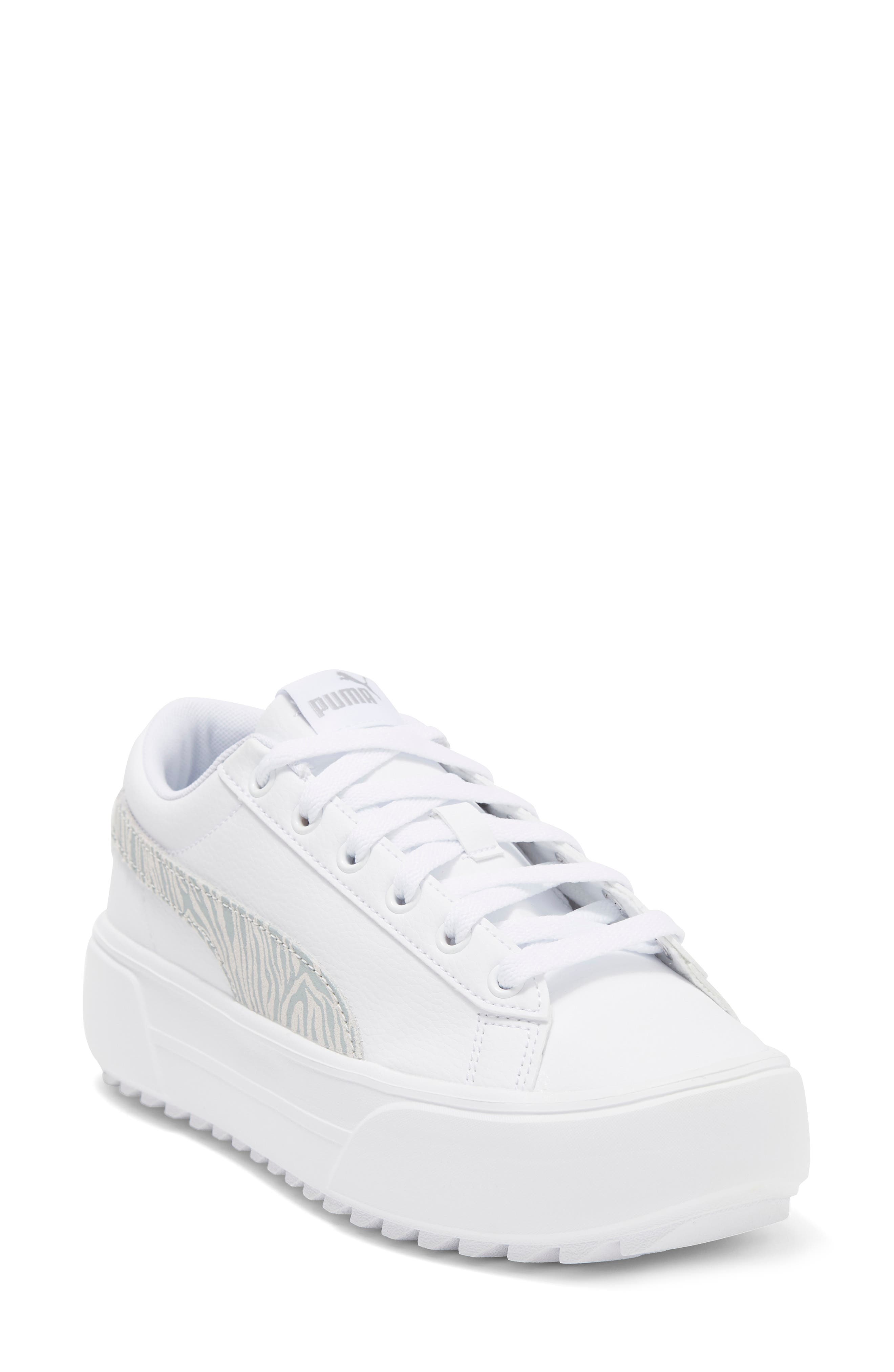 PUMA Kaia Platform Tiger Print Logo Sneaker (Women) | Nordstromrack