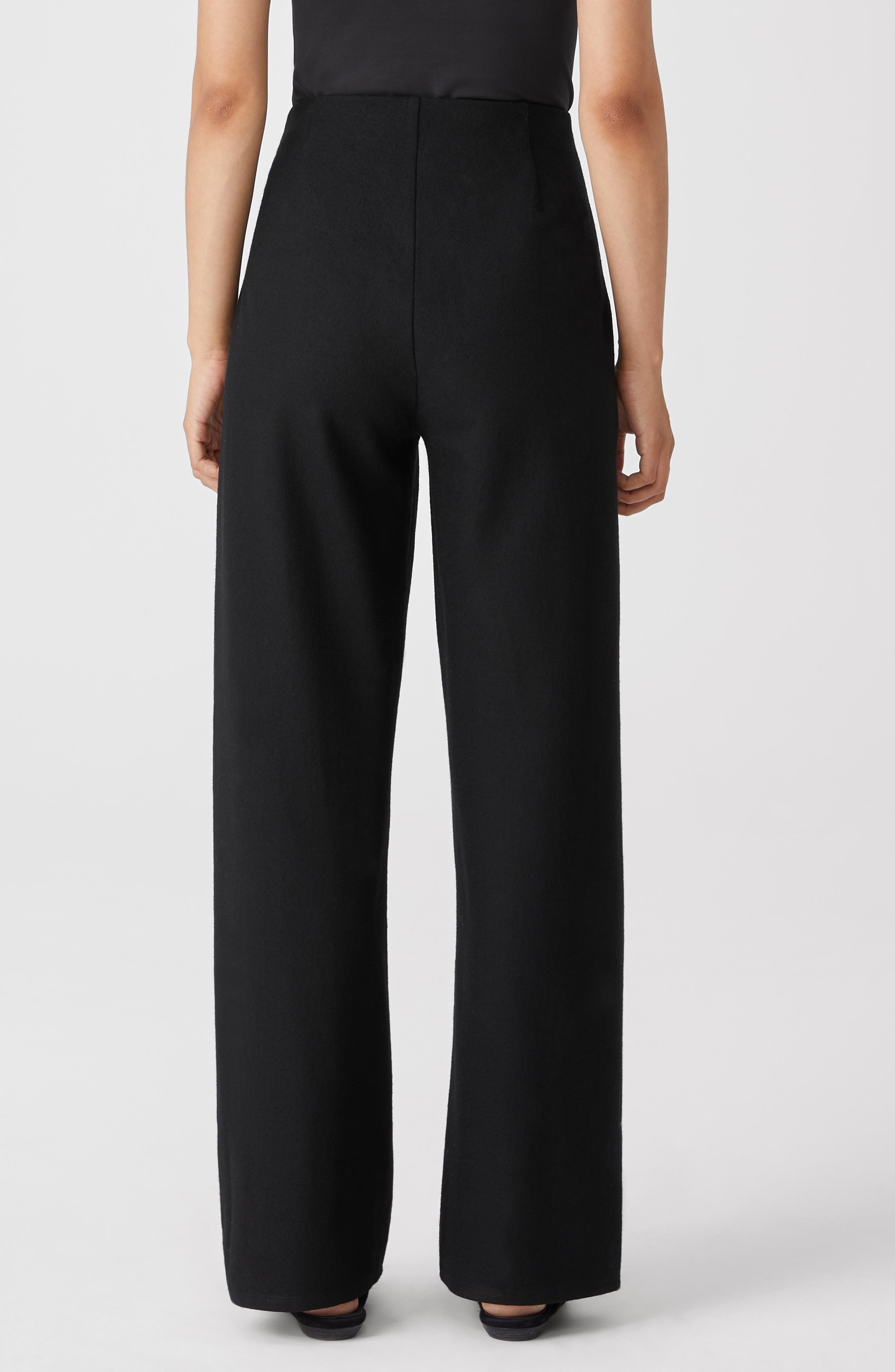 Eileen Fisher Straight Leg Wool Pants | Nordstromrack