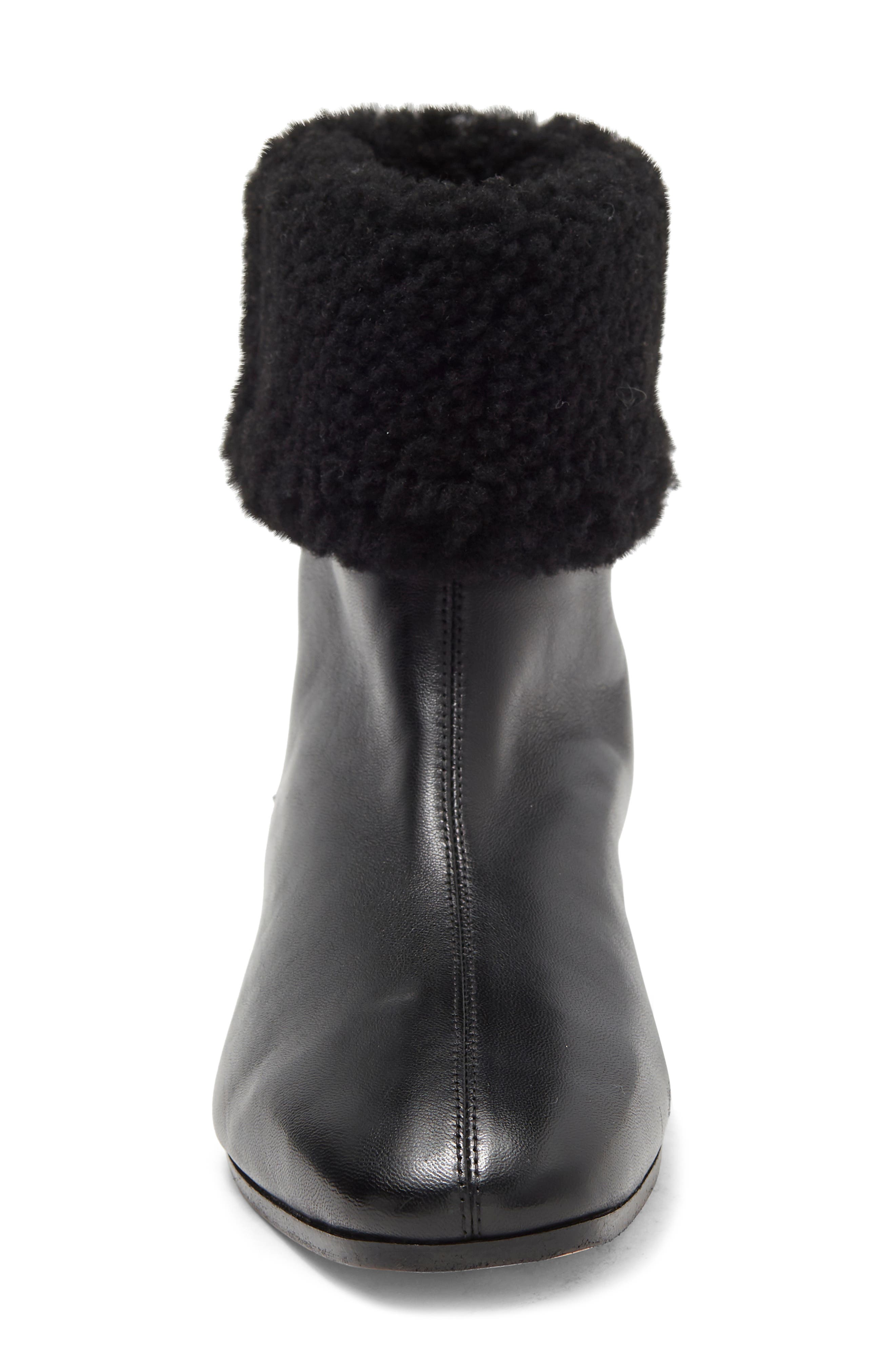 Mansur Gavriel Genuine Shearling Cuff Bootie (Women) | Nordstromrack